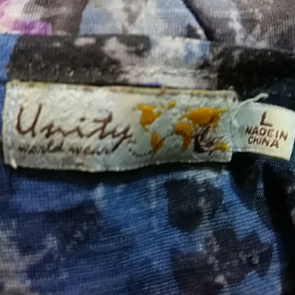 Unity World Wear | Tops | Unity World Wear Multicolor Top Large | Poshmark